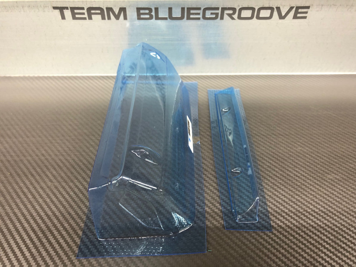 REAR BUMPER AND WING FOR PLYMOUT CUDA AAR BODY SET FOR VINTAGE HPI TRA ...